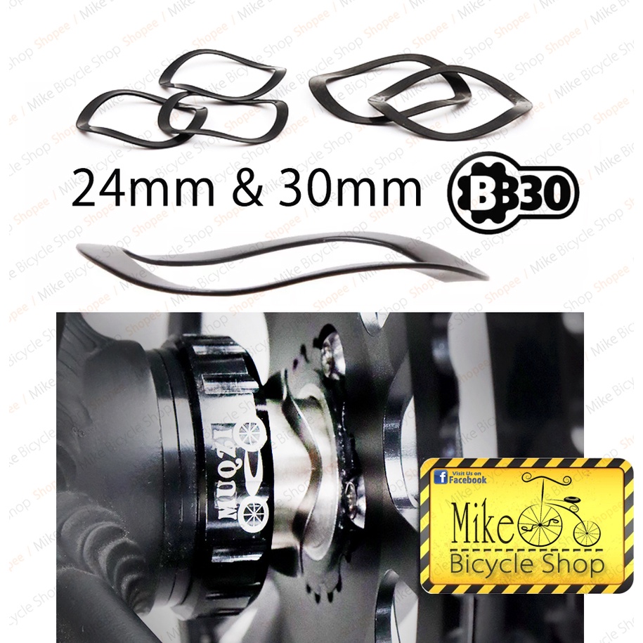 Bottom Bracket Wave Washer BB30 BB24 24mm 30mm Spacer Spindle Press fit ...
