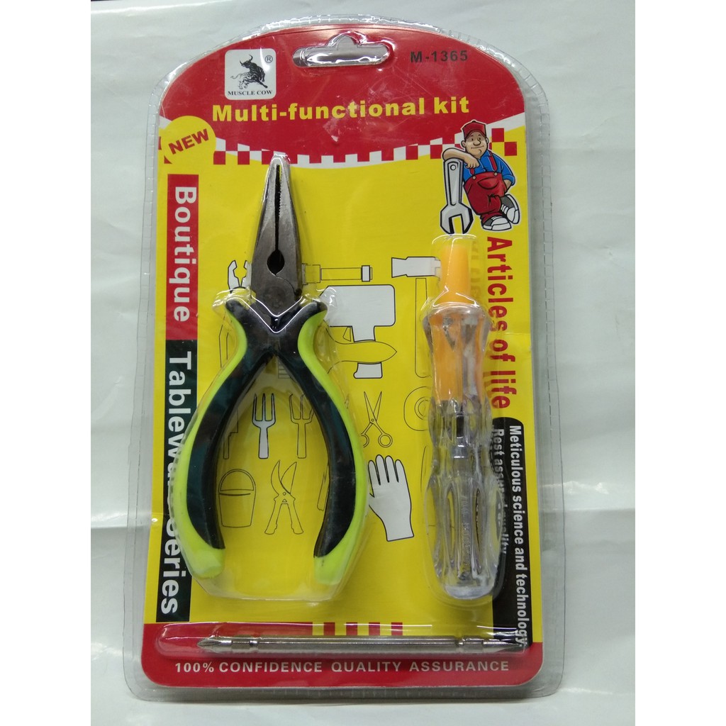 MULTI-FUNCTIONAL KIT. LONG NOSE (M-1365) | Shopee Philippines