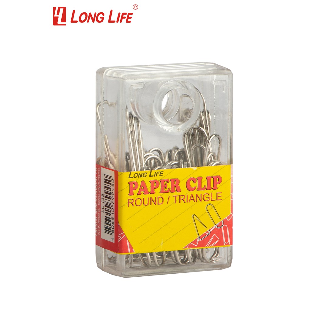 Long Life Metal Paper Clip Round LL133 (50Pcs) | Shopee Philippines