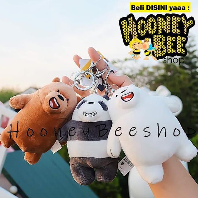 We Bare Bears Miniso Original Import Complete Key Chain | Shopee ...