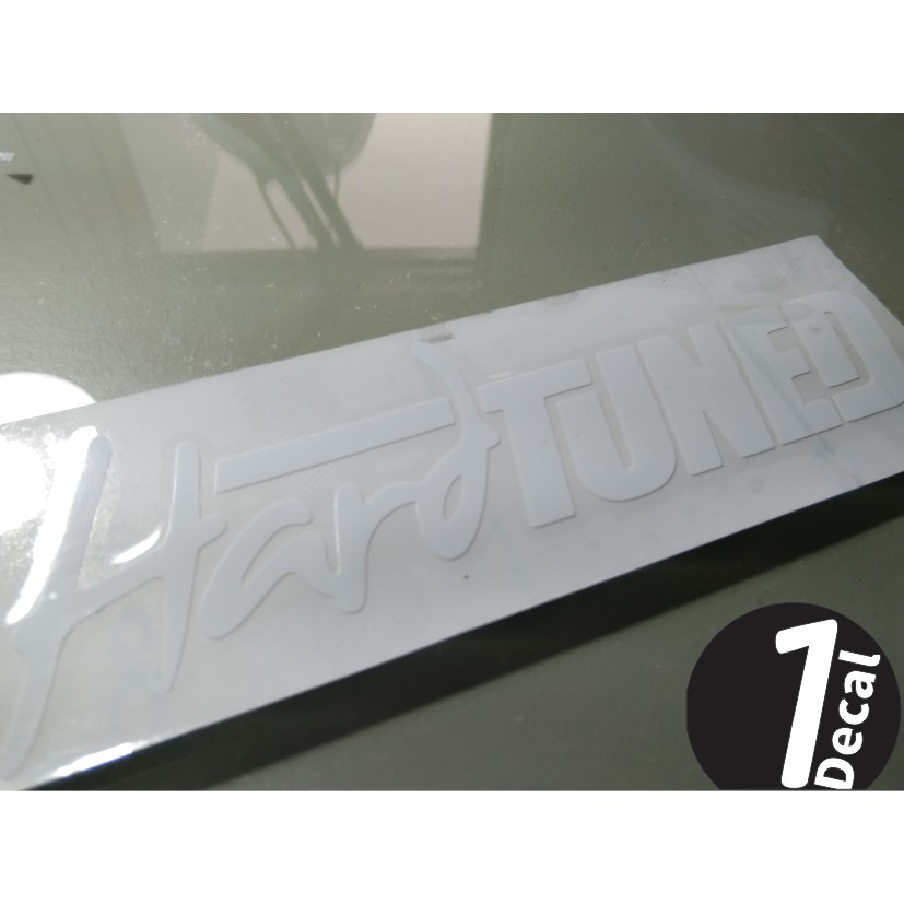 Hard-Tuned Sticker/Decal With 1 free Random Sticker Decal | Shopee ...