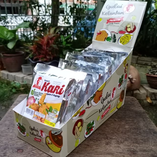 Haji HALIM BOX KIT KELANTAN GULAI Spices (6 Types Of Spices) | Shopee ...