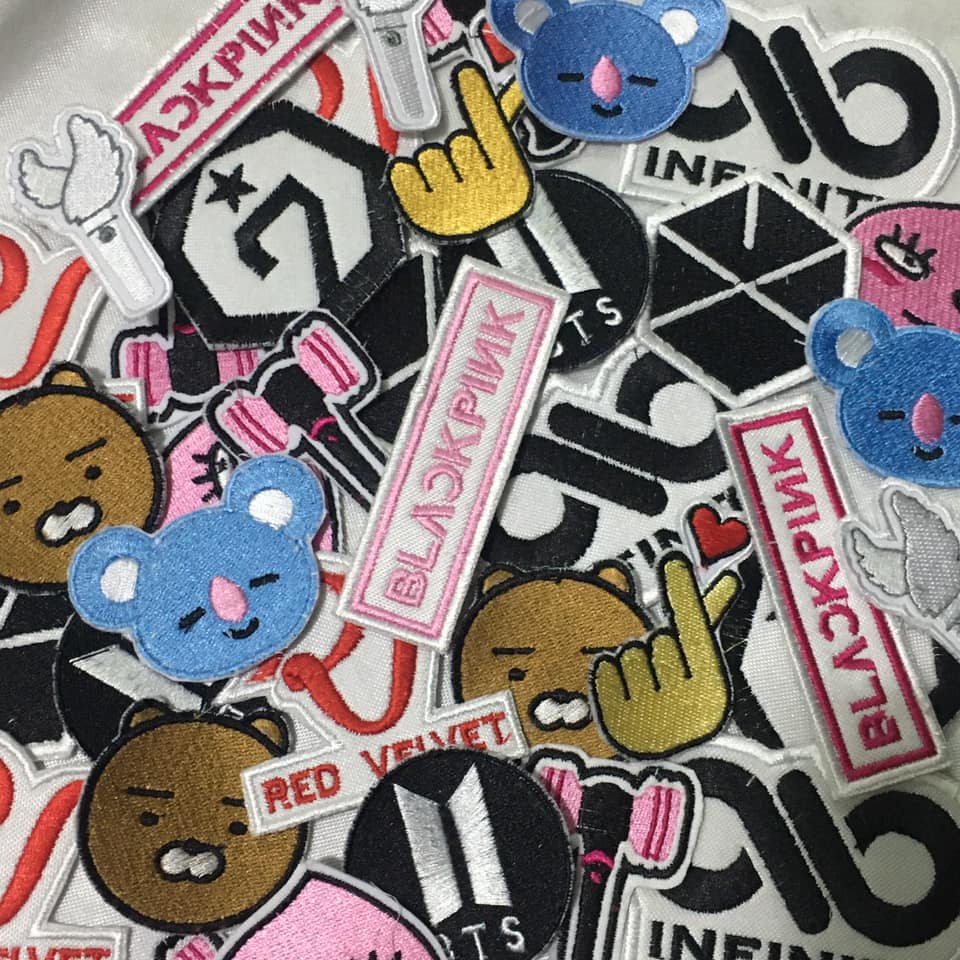 Customized / Personalized Name cloth Patches Computerized Embroidery ...