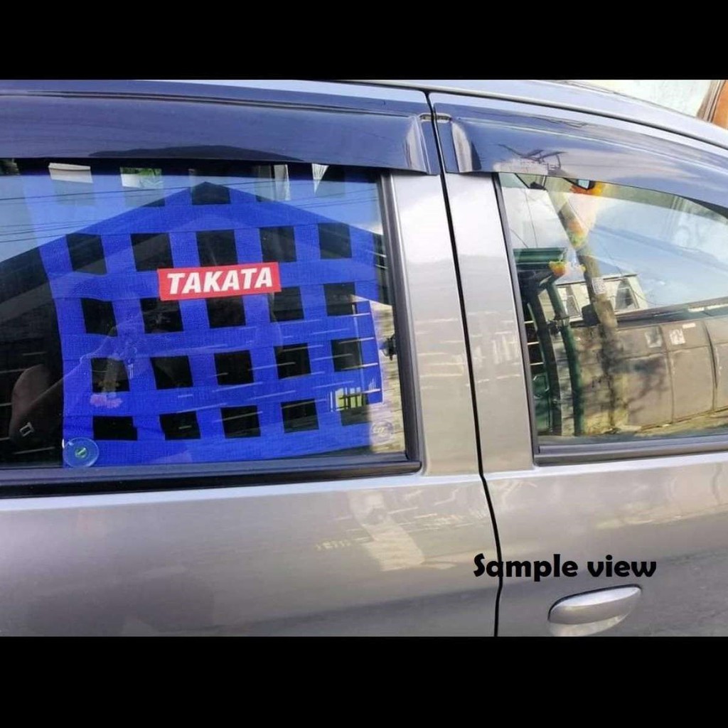 1PC Universal TAKATA Car Window Net Side Sun Shade Sunshades Cover ...