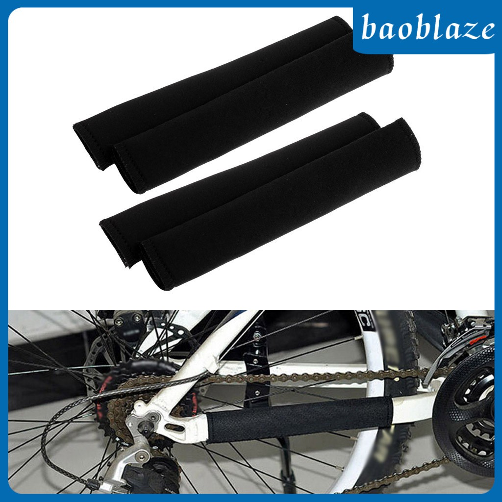 4Pcs Bike Chain Protector Guards Frame Cover Sleeve Chainstay Black | Shopee Philippines