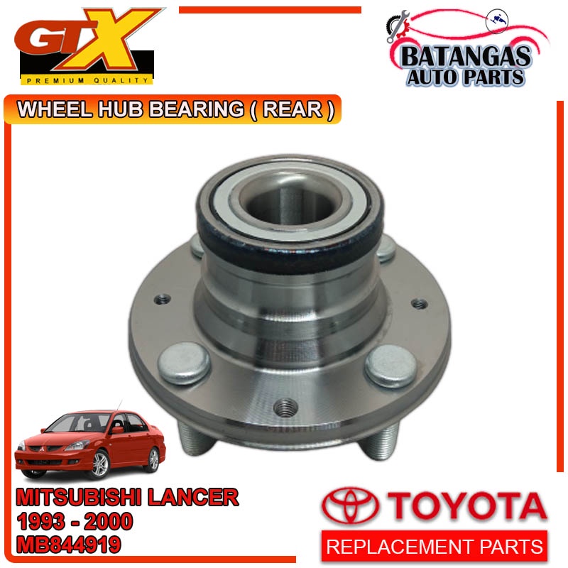 WHEEL HUB BEARING (REAR) Mitsubishi Lancer 1993-2000 GTX Part No ...