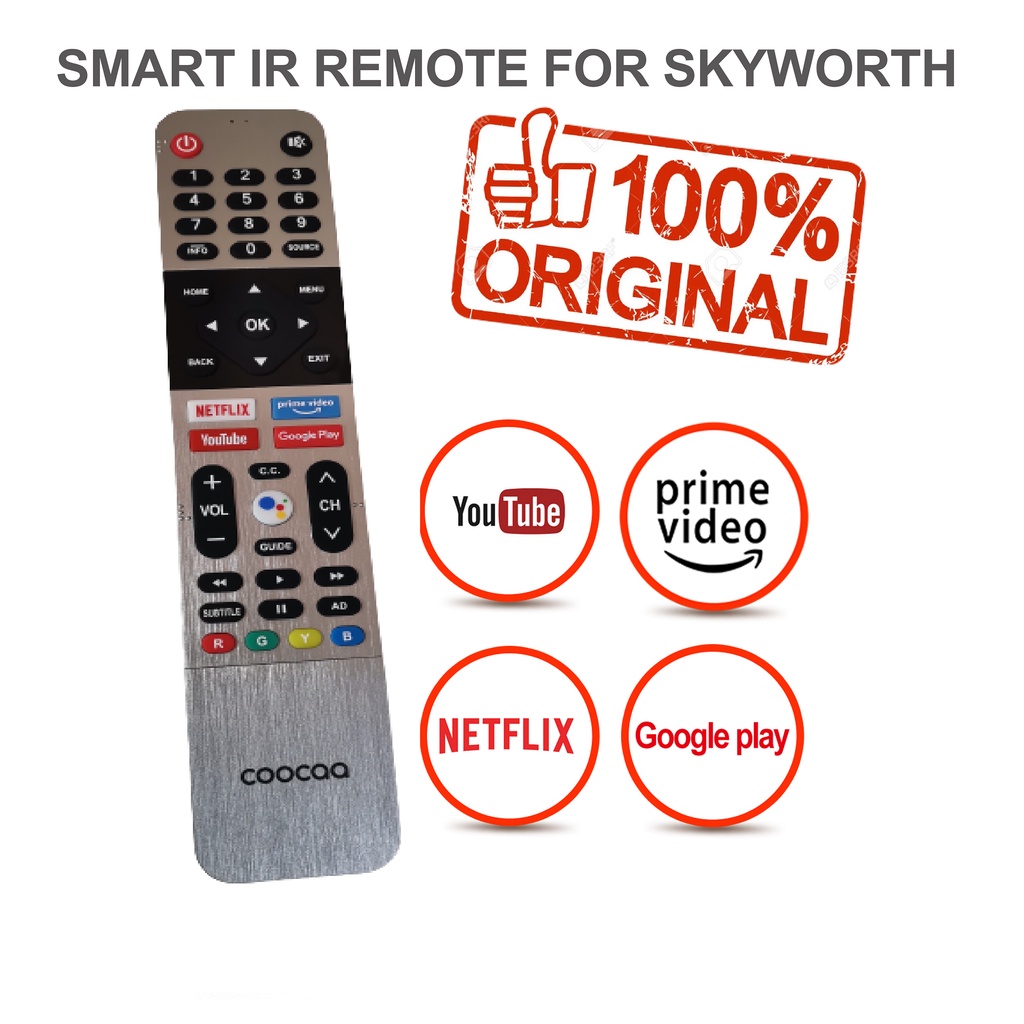 [ORIGINAL] COOCAA Skyworth VOICE Command for Android, Smart, LED TV ...