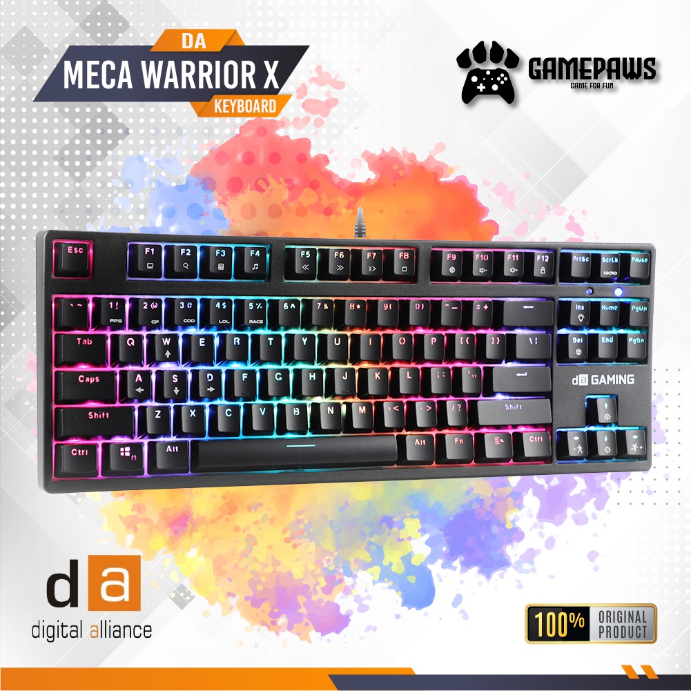 Digital Alliance Gaming Keyboard Meca Warrior X RGB Gaming Keyboard DA ...