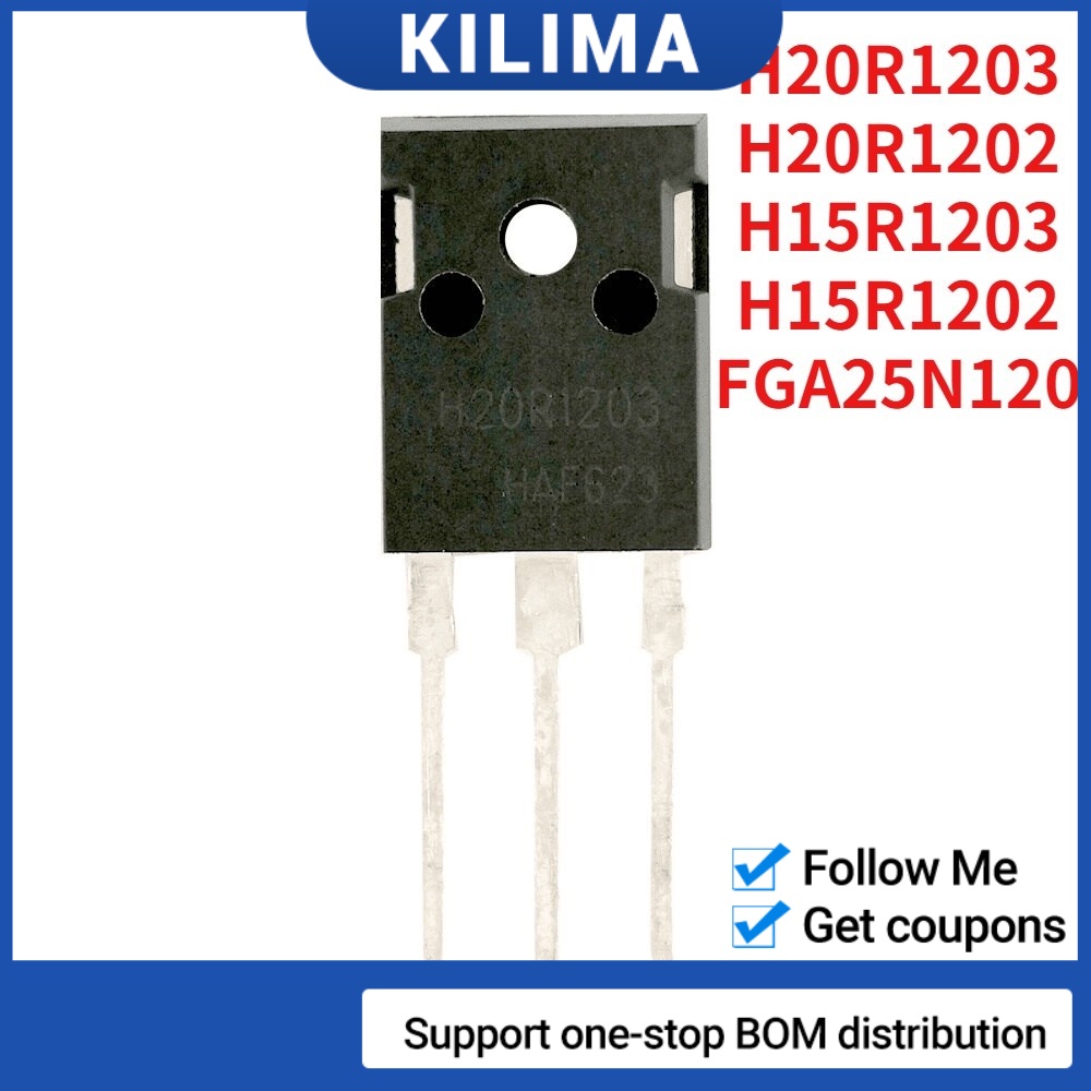 Original Transistor H20R1203 H15R1203 H20R1202 H15R1202 FGA25N120 for ...