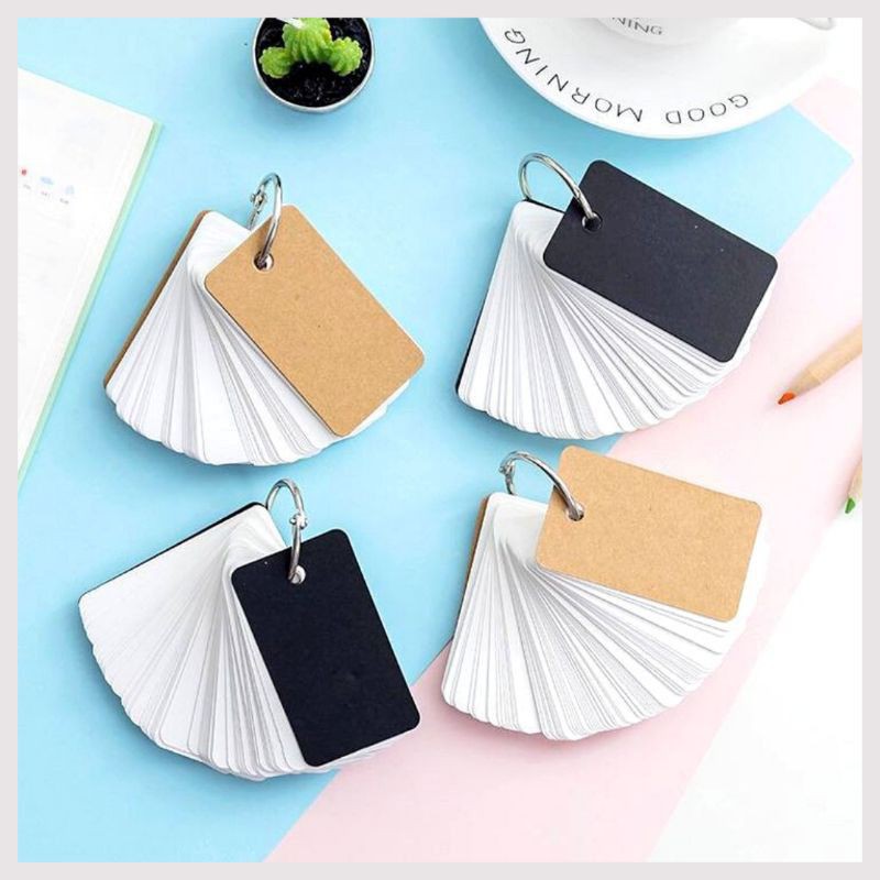 Ring NOTES, Small Memo Ring, Key Ring Memo Pad, Flash Card | Shopee ...