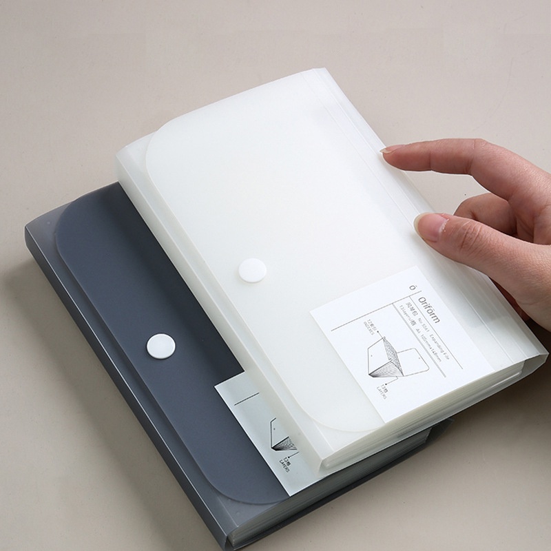 Deli A6 File Folder Portable Bill Document Organizer Expanding File 12 ...