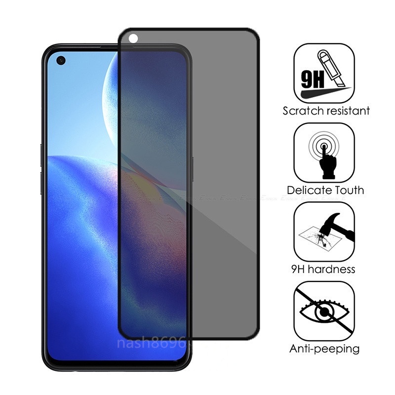 Anti-Spy Privacy Tempered Glass For Realme GT NEO 2 3 2T Pro NEO2 NEO2T Master Edition anti-peep ...