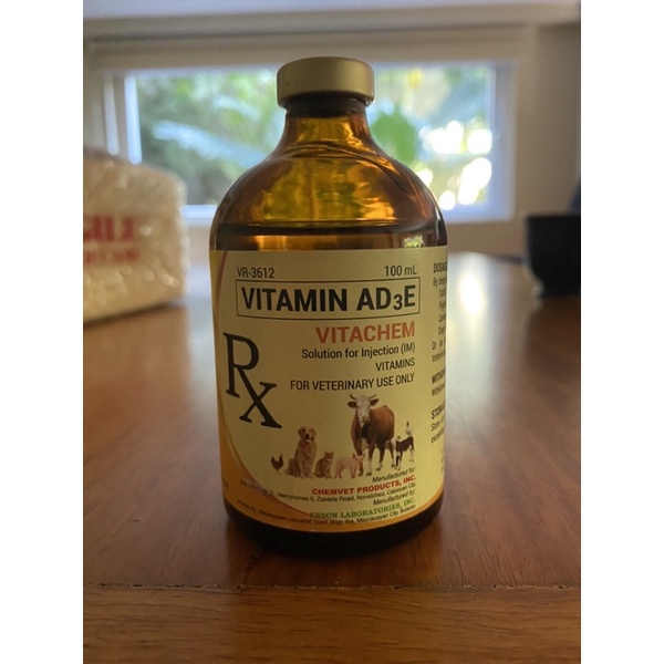 VITAMIN ADE VITACHEM 100mL for ALL animals Chemvet | Shopee Philippines
