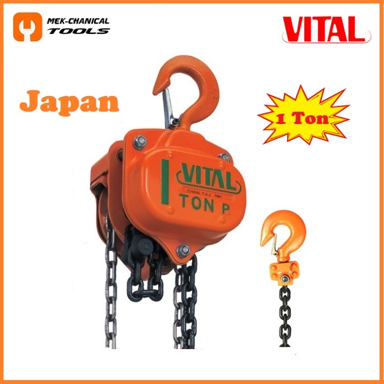 [Ready Stock]1Ton Vital Chain Block with 3mters or 6 meter lifting ...