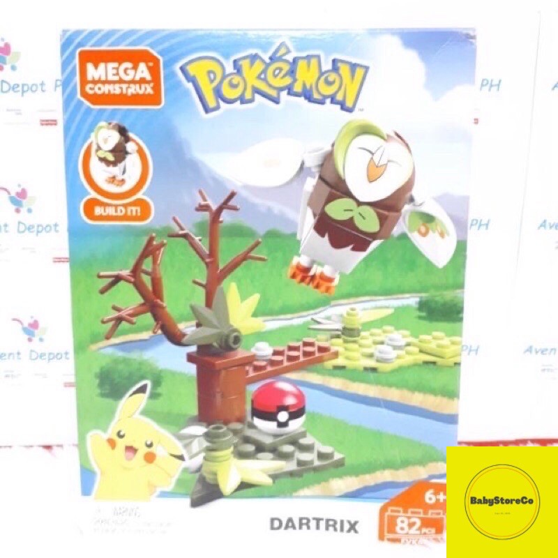 Mega Construx Pokemon Dartrix Dom Building Set | Shopee Philippines