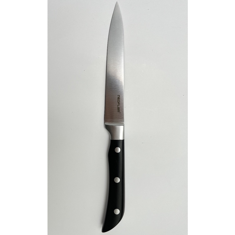 Neoflam Stainless Steel Cooking Kitchen Knives with ABS Knife Handles ...