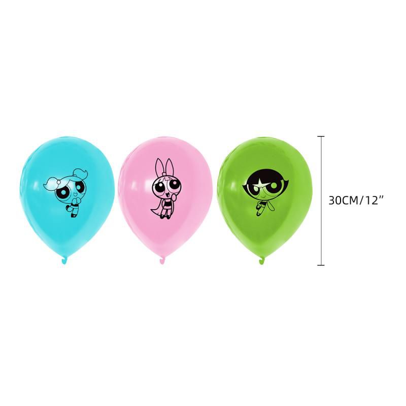 Powerpuff Girls Theme Birthday Party Decorations Supplies Balloons Flag ...