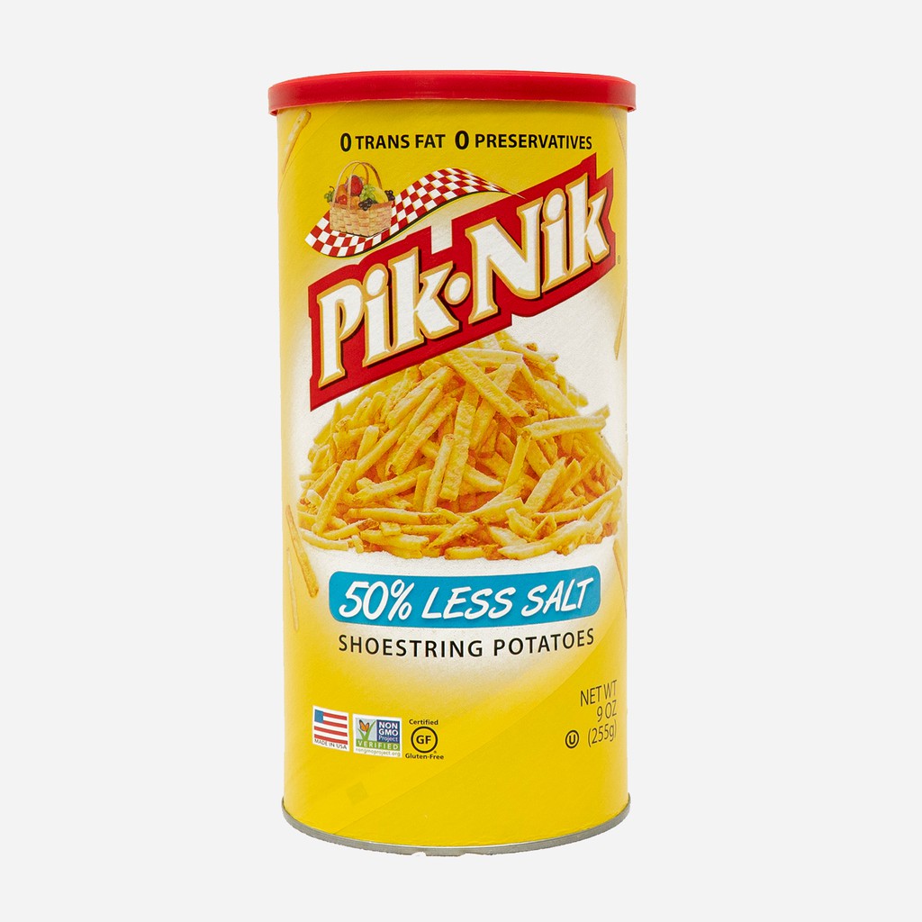 Pik-Nik Shoestrings 50% Less Salt 9oz | Shopee Philippines