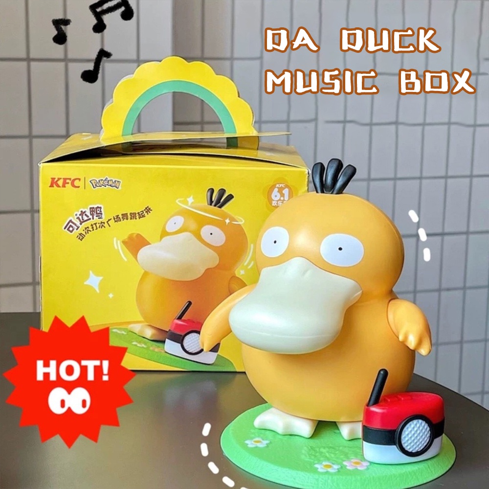【Ready Stock】2022 HOT Pokemon KFC Dancing Psyduck Toy KFC Psyduck ...