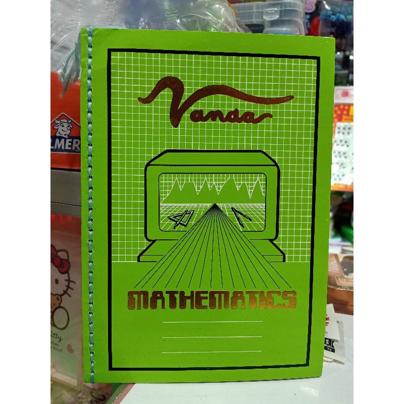 mathematics/graphing notebook with yarn/spiral (per piece) | Shopee ...
