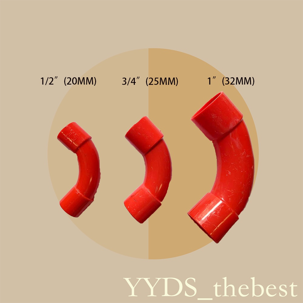 goflex orange mini long elbow 1/2", 3/4",1" UPVC fittings | Shopee ...