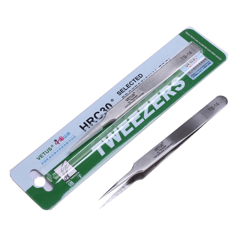 LBT TS-14 Stainless steel industrial anti-static tweezers | Shopee ...