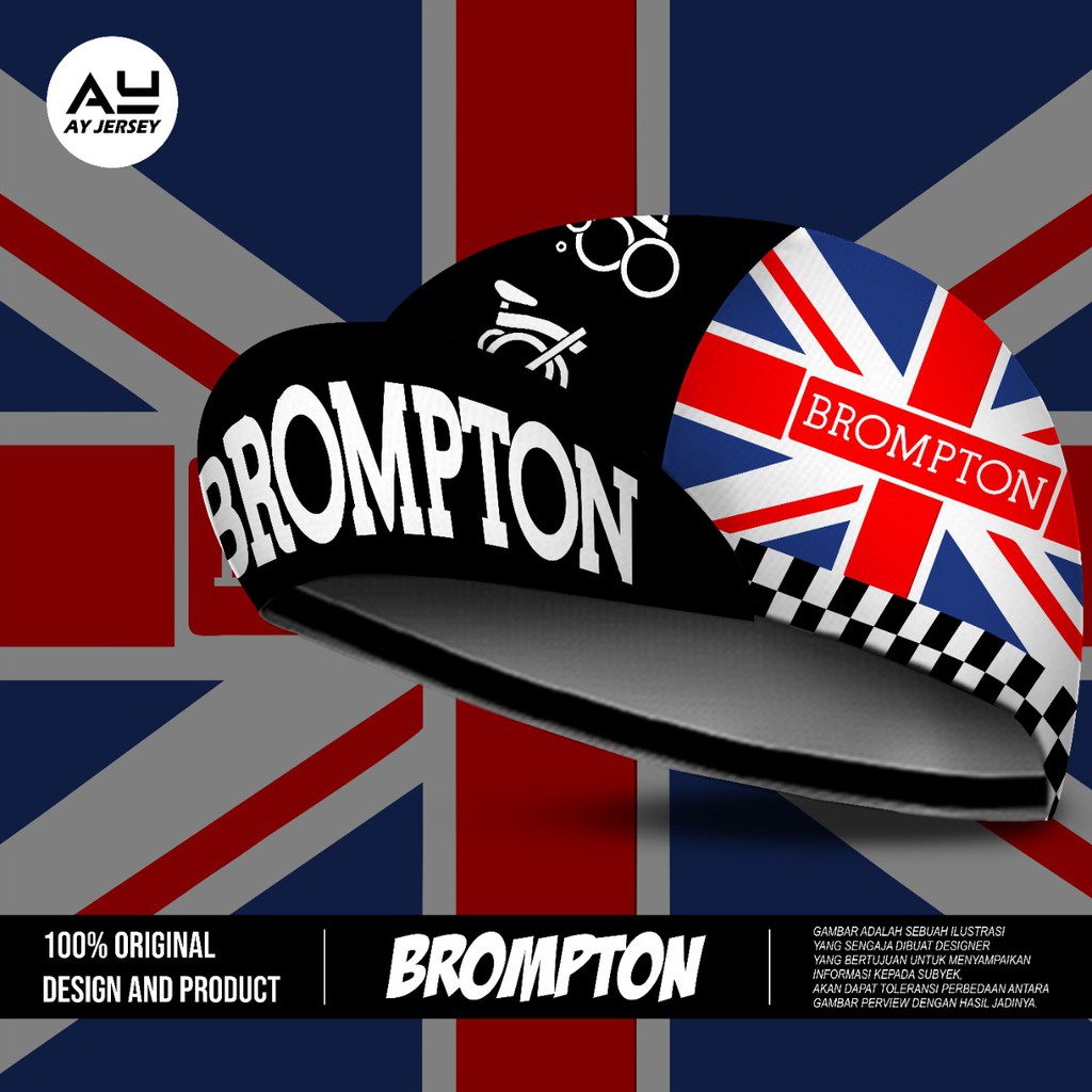 Cycling CAPS BROMPTON (Bike Hat) | Shopee Philippines