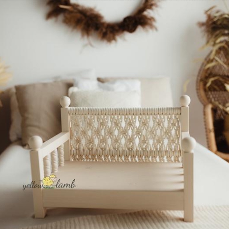 Baby Photo Solid Wood Small Bed Props Studio Children's Photography ...