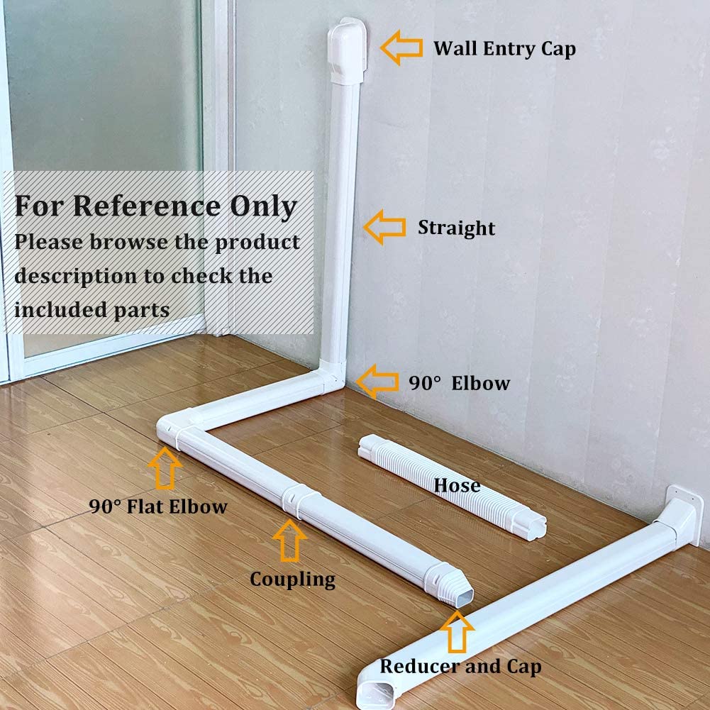 4"x2.5" - PVC Molding / Cladding for Air Conditioning Cover good 2.hp ...