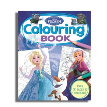 Colouring DISNEY: DISNEY FROZEN / CINDERELLA / BEAUTY AND THE BEAST ...