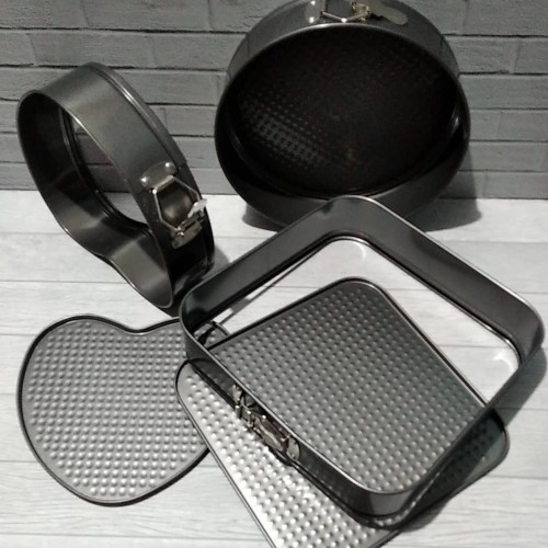 Teflon Cake LOYANG 3 SET Of Cake Bakeware Installation | Shopee Philippines