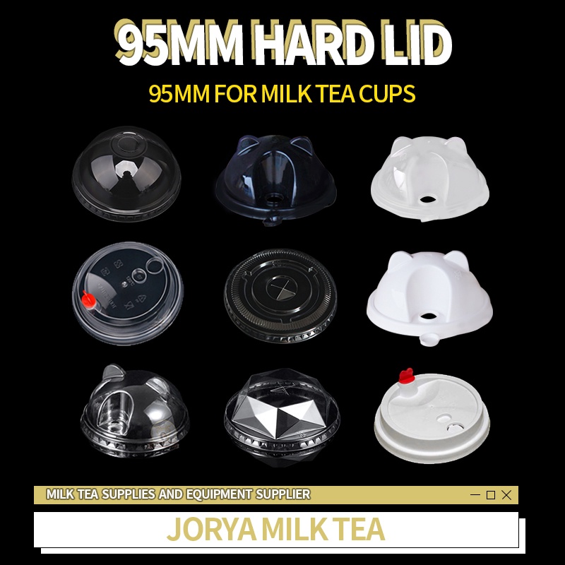 95mm Cup Lid Milk Tea Lid Plastic Hard Lid Pet Lid For Milk Tea Cup ...