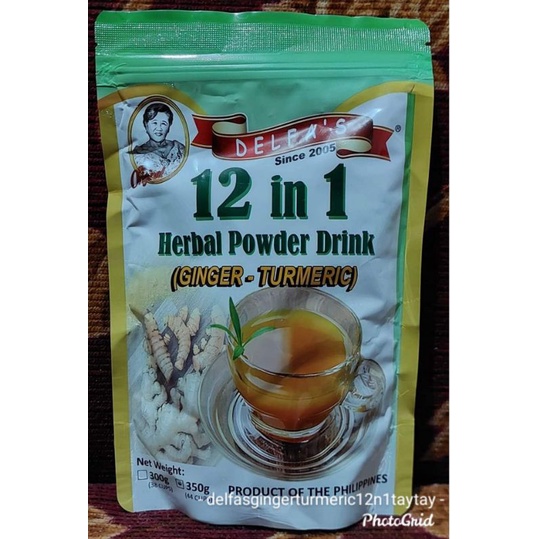DELFA'S GINGER TURMERIC 12 IN 1 STANDARD | Shopee Philippines