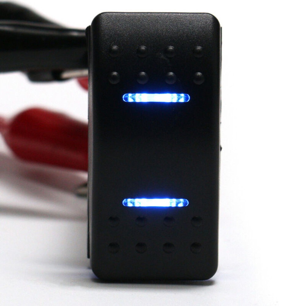 Rocker Switch 7Pin DPDT Truck Interior ON-OFF-ON Car Auto Universal ...