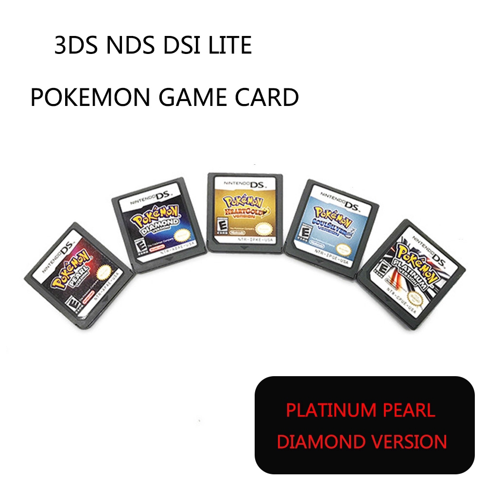Nintendo DS 3DS NDSI NDSL NDS Lite Pokemon Game Card Soul Silver Heart ...