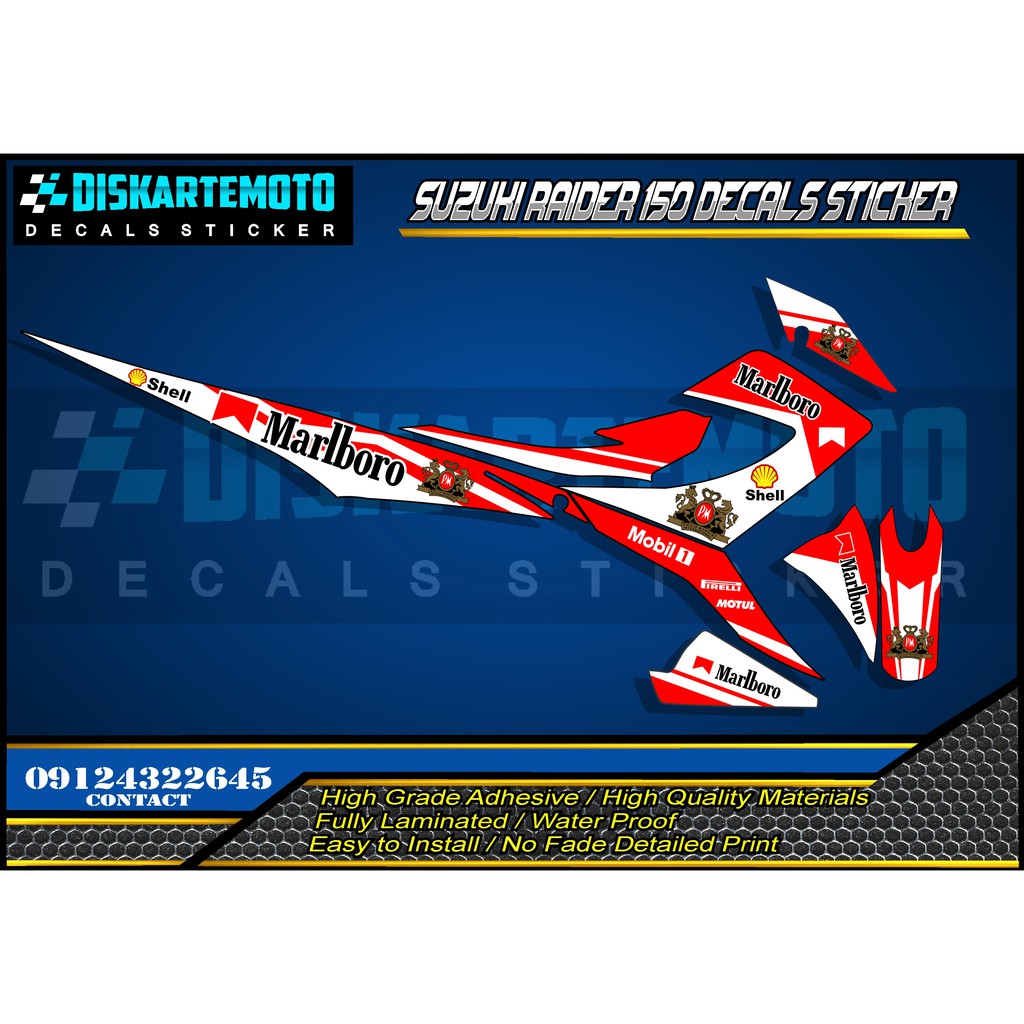 Suzuki Raider 150 Decals Sticker | Shopee Philippines