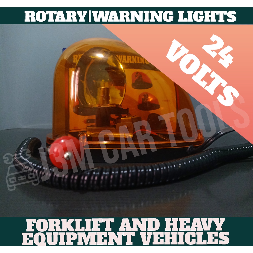 Rotary Revolving Warning Light 12v/24v | Shopee Philippines