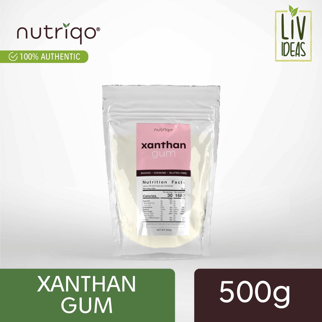 Nutriqo Xanthan Gum 500g (Keto Diet Friendly, Gluten-Free) | Shopee ...
