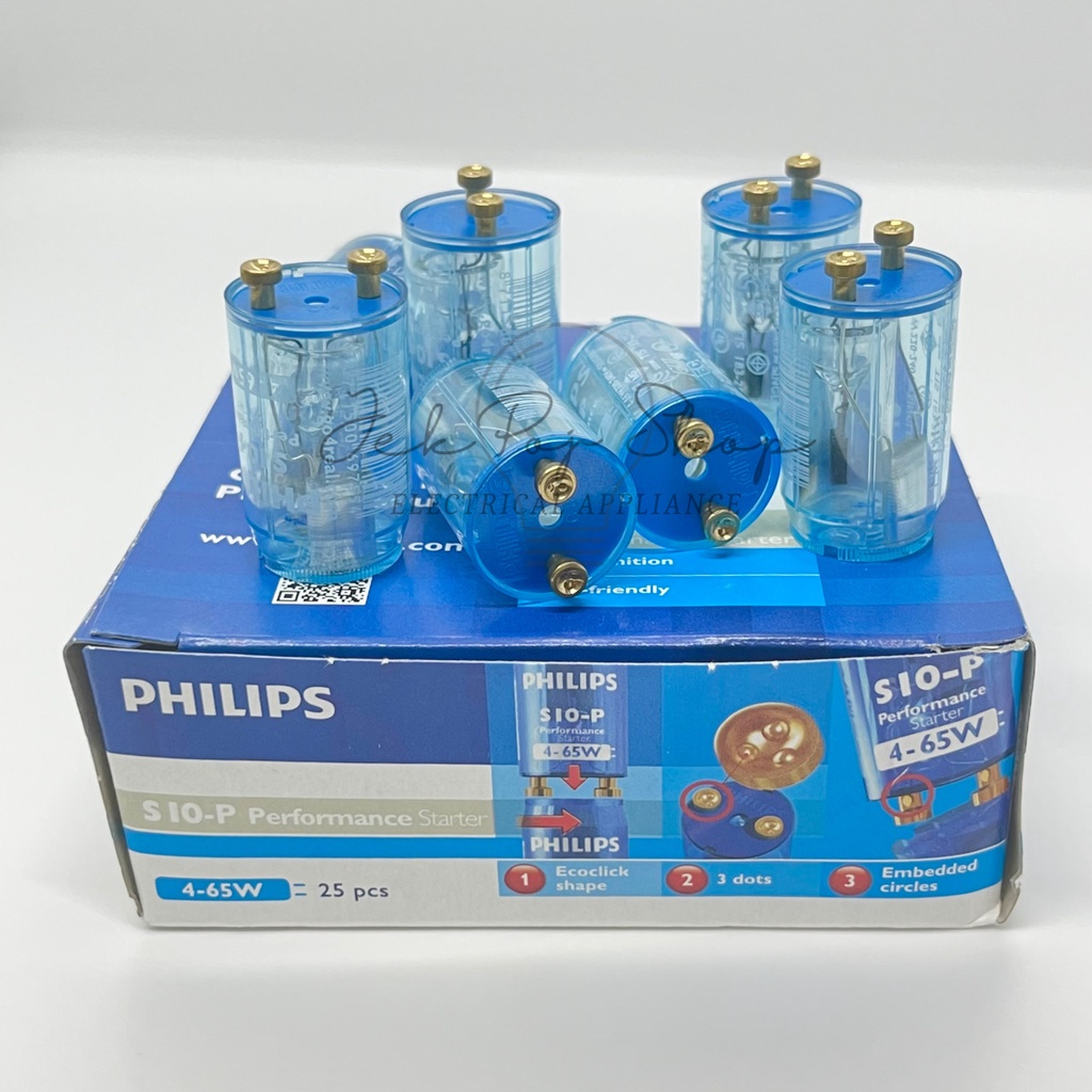 Starter Suitable For 4W-65W Fluorescent Lamp PHILIPS Brand Model S10 ...
