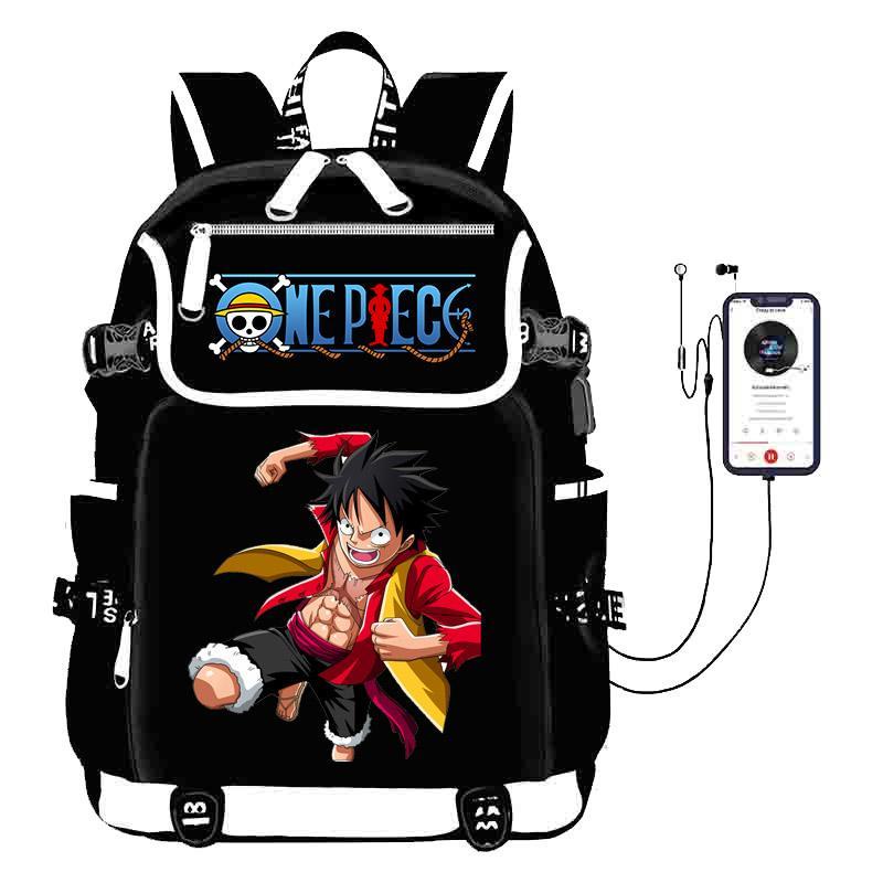 ONE Piece Schoolbag PIEC Anime Merchandise Luffy Sauron Primary School ...