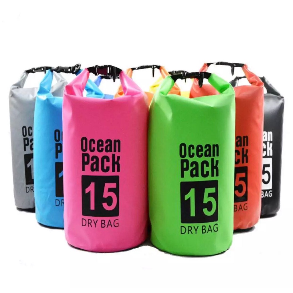 2L 3L 5L 10L 15L 20L (Makapal) Ocean pack Waterproof Dry bag ocean pack ...