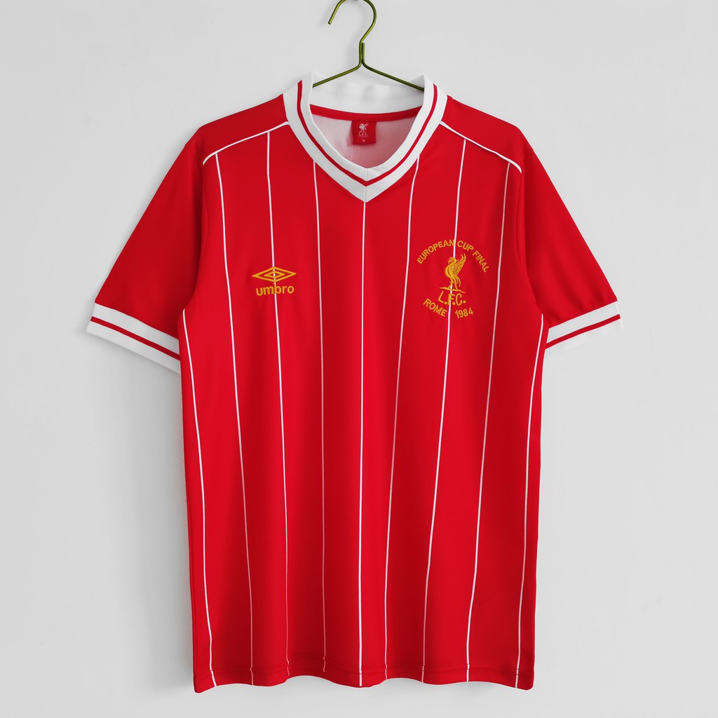 1984 Liverpool Home EUROPEAN CUP FINAL Retro Soccer Jersey | Shopee ...