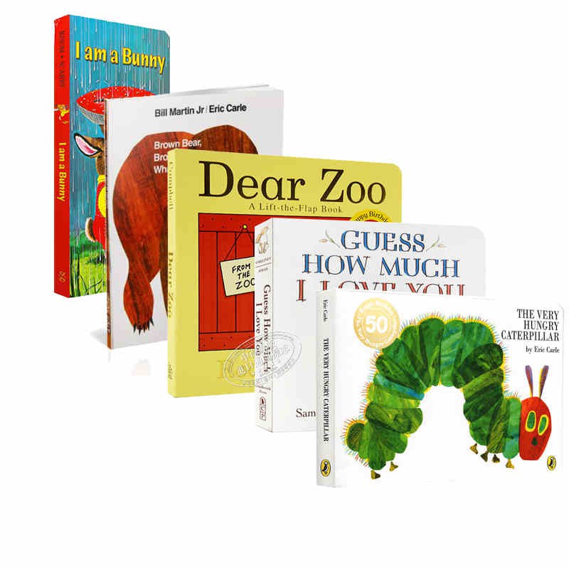 Board Books for Toddler and Baby book / Eric Carle / Dear Zoo/The Very ...