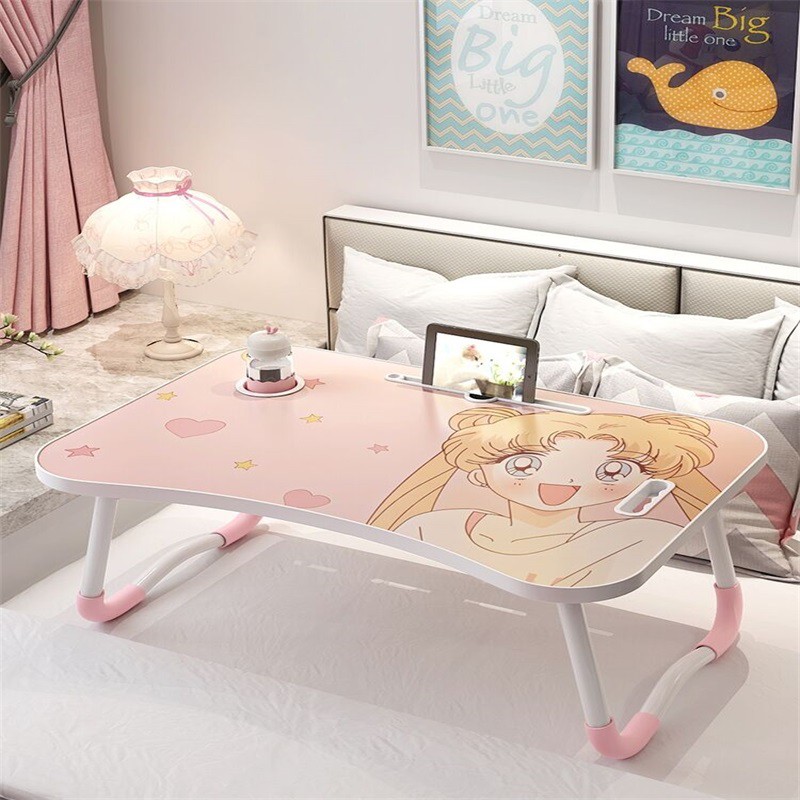 Foldable Laptop DesksComputer on Bed Small Table Bedroom Floor Table ...
