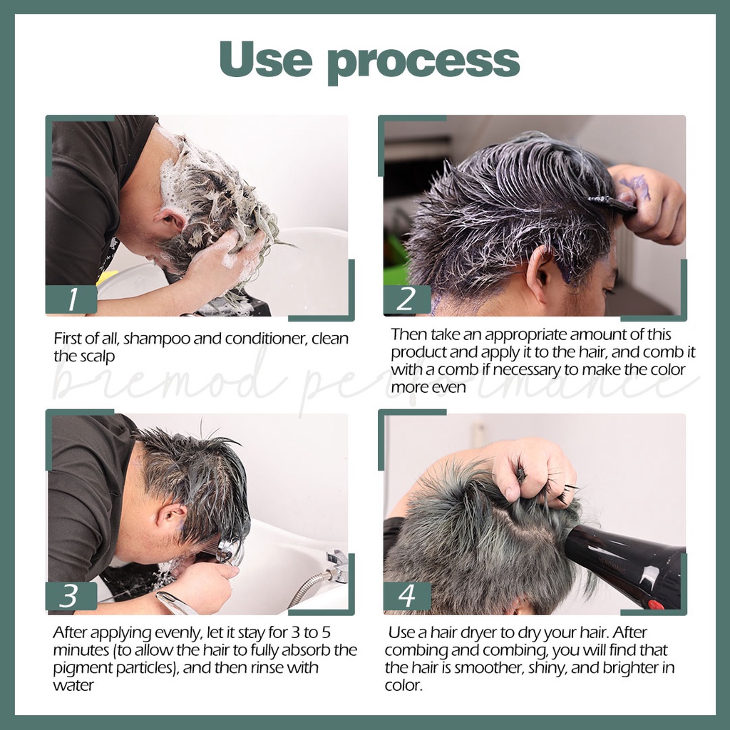 Bremod Color complementary Locking Nourish Damaged Hair Aoki Ash 100ml ...