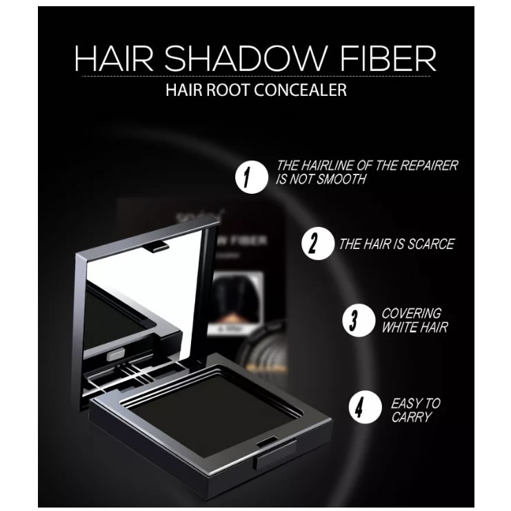 Hair shadow fiber, Hairline Shadow Powder Puff for Quick Cover ...