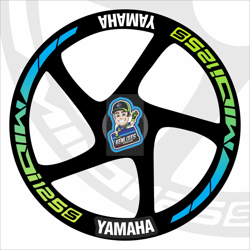 Yamaha Mio i 125s Mags Decals Set (Front & Back) | Shopee Philippines