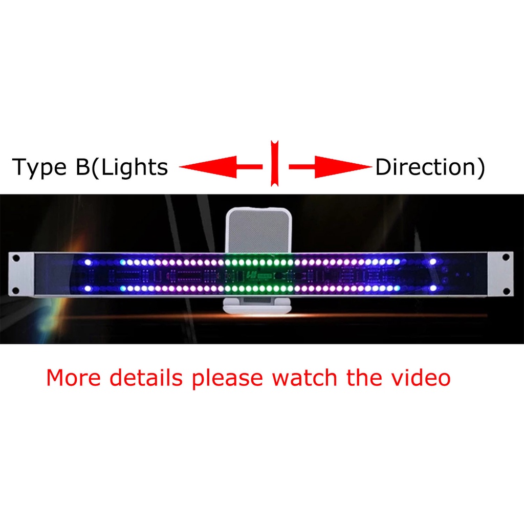 120 LED Level Indicator Stereo Sound Wire Control Audio USB Music ...