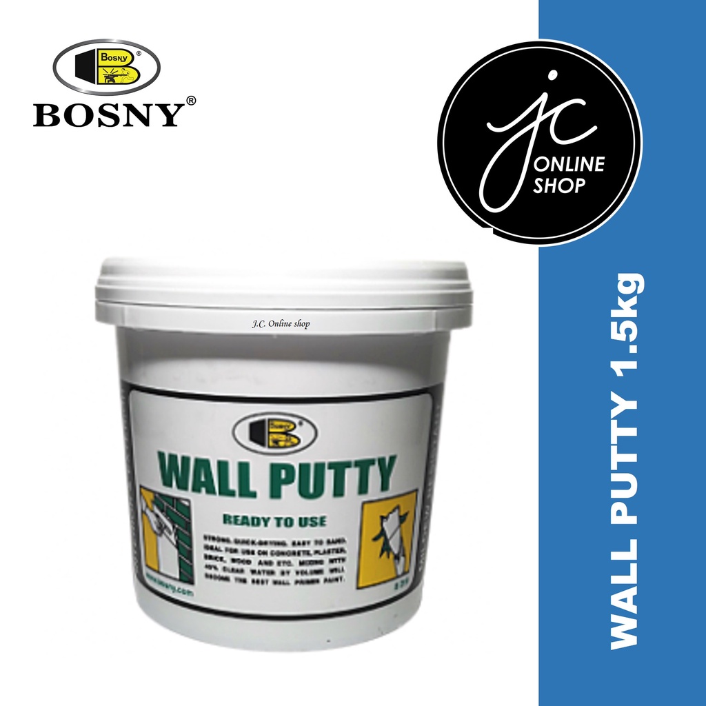 Bosny Wall Putty 1.5kg | Shopee Philippines