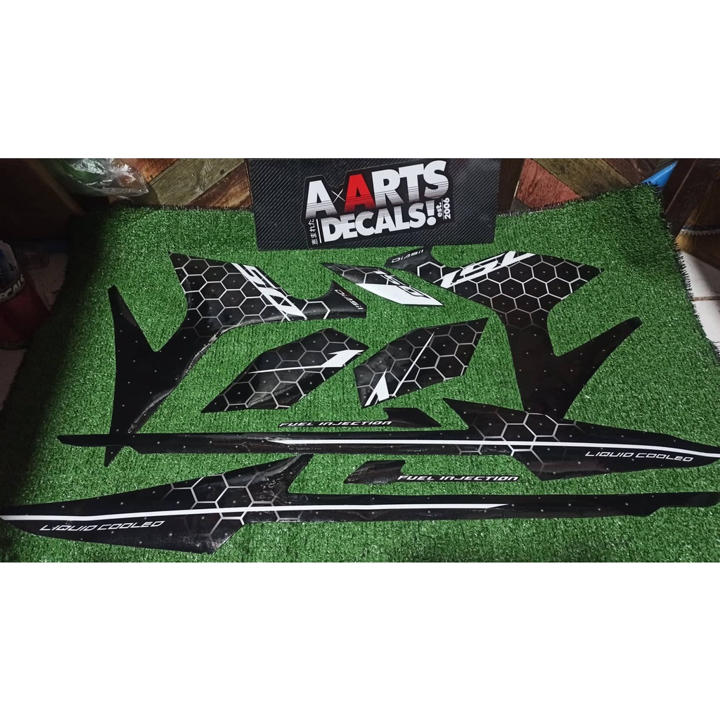 SNIPER KING150 V1/V2 STICKER DECALS HONEYCOMB DESIGN STOCK 2020 DECALS ...